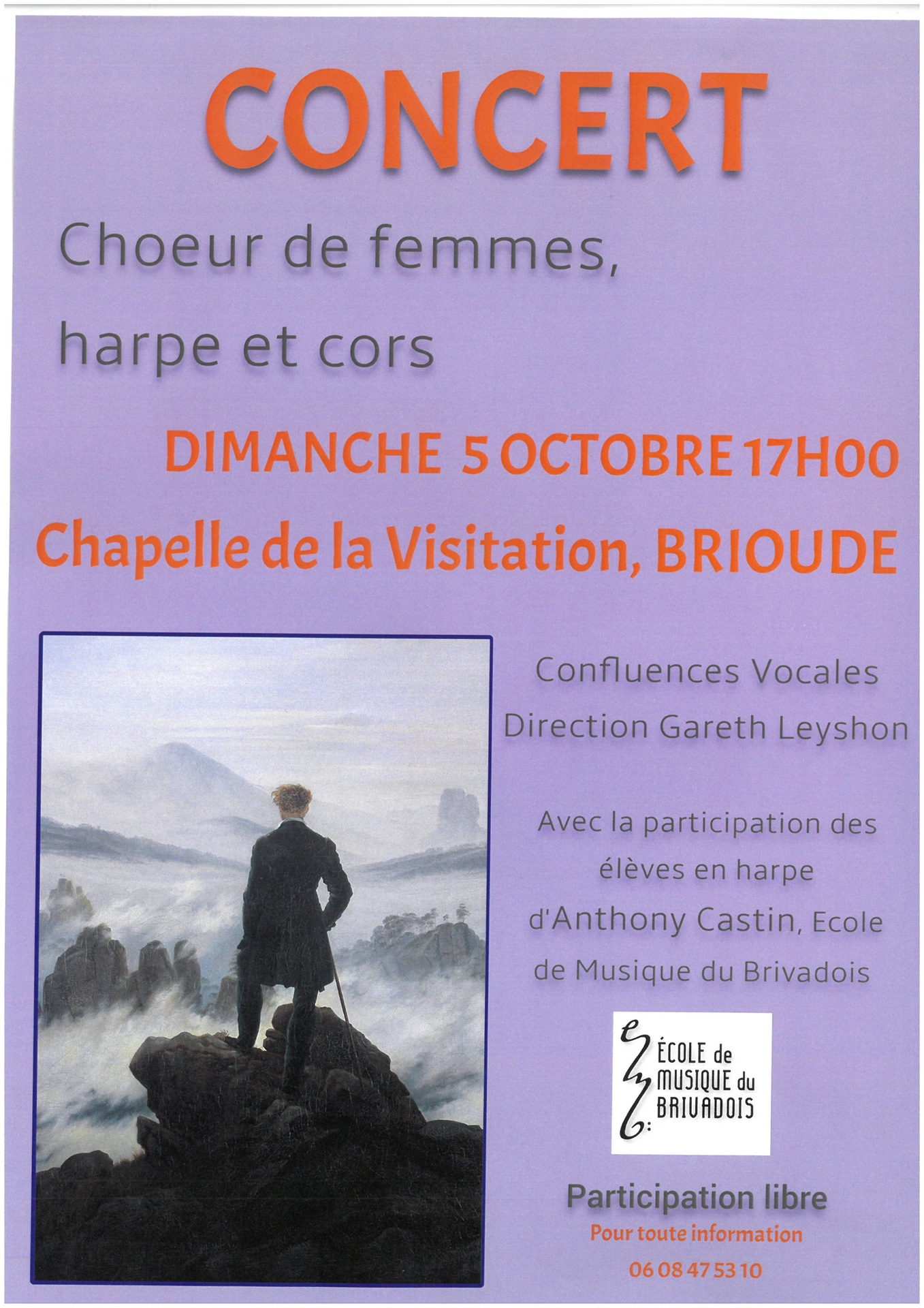 Zoomdici | Concert Choeur de femmes, harpe et cors