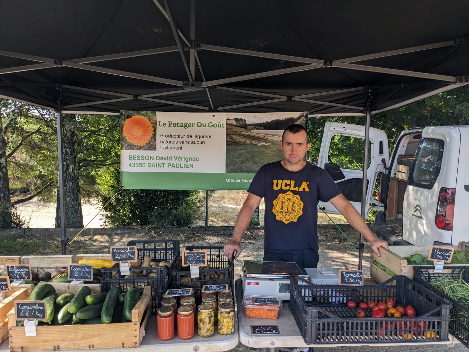 Qui sont ces deux nouveaux producteurs présents au marché de Cussac