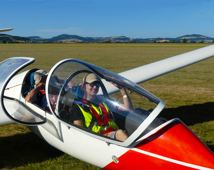 Loudes : baptême de l’air en planeur pour les lycéens