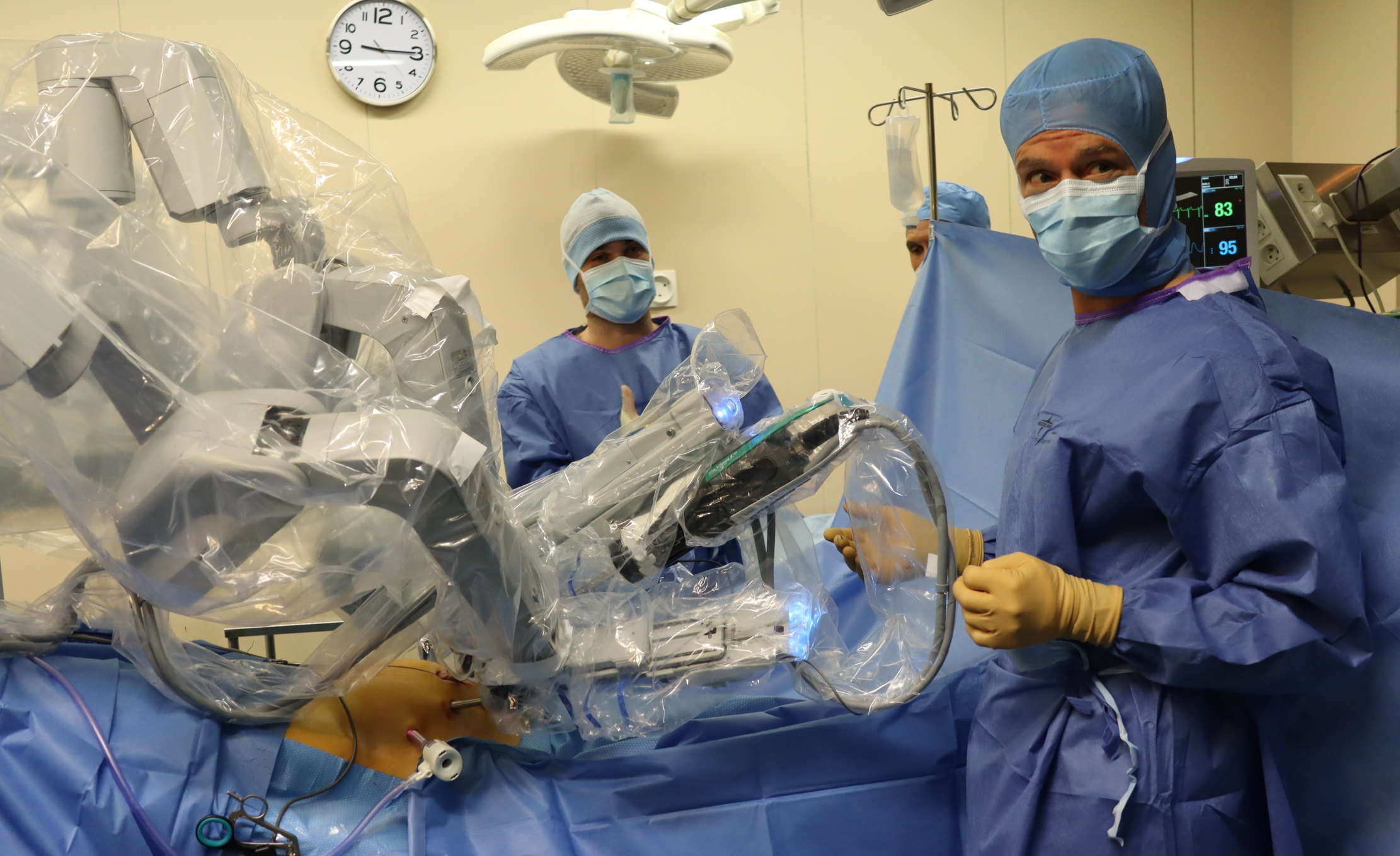 Une 1ere en Haute-Loire : l’ablation d’une vessie par un robot