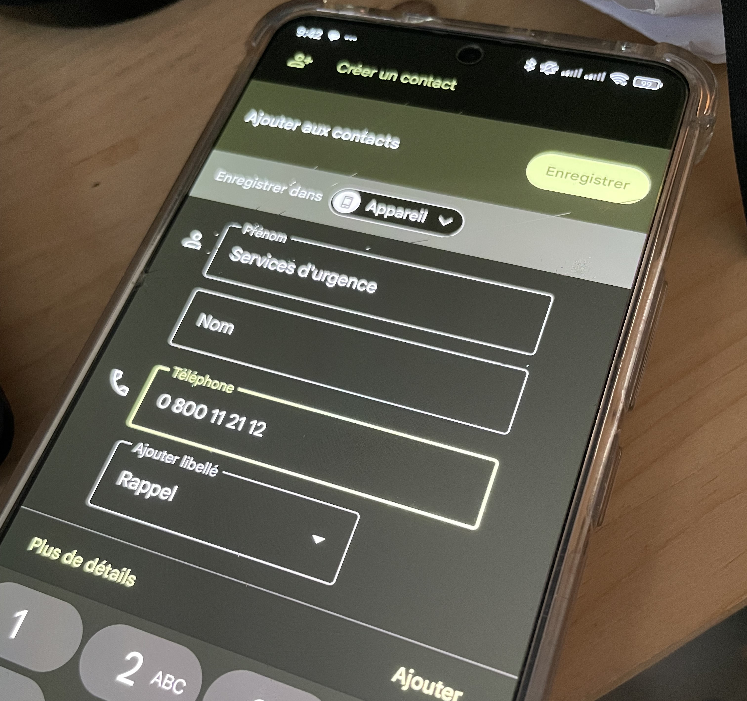 Un numéro unique à enregistrer pour le rappel des services d’urgence