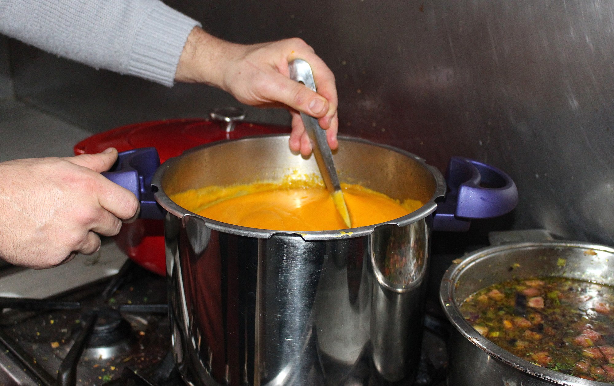 Le Potage des Chefs sur la place du Breuil